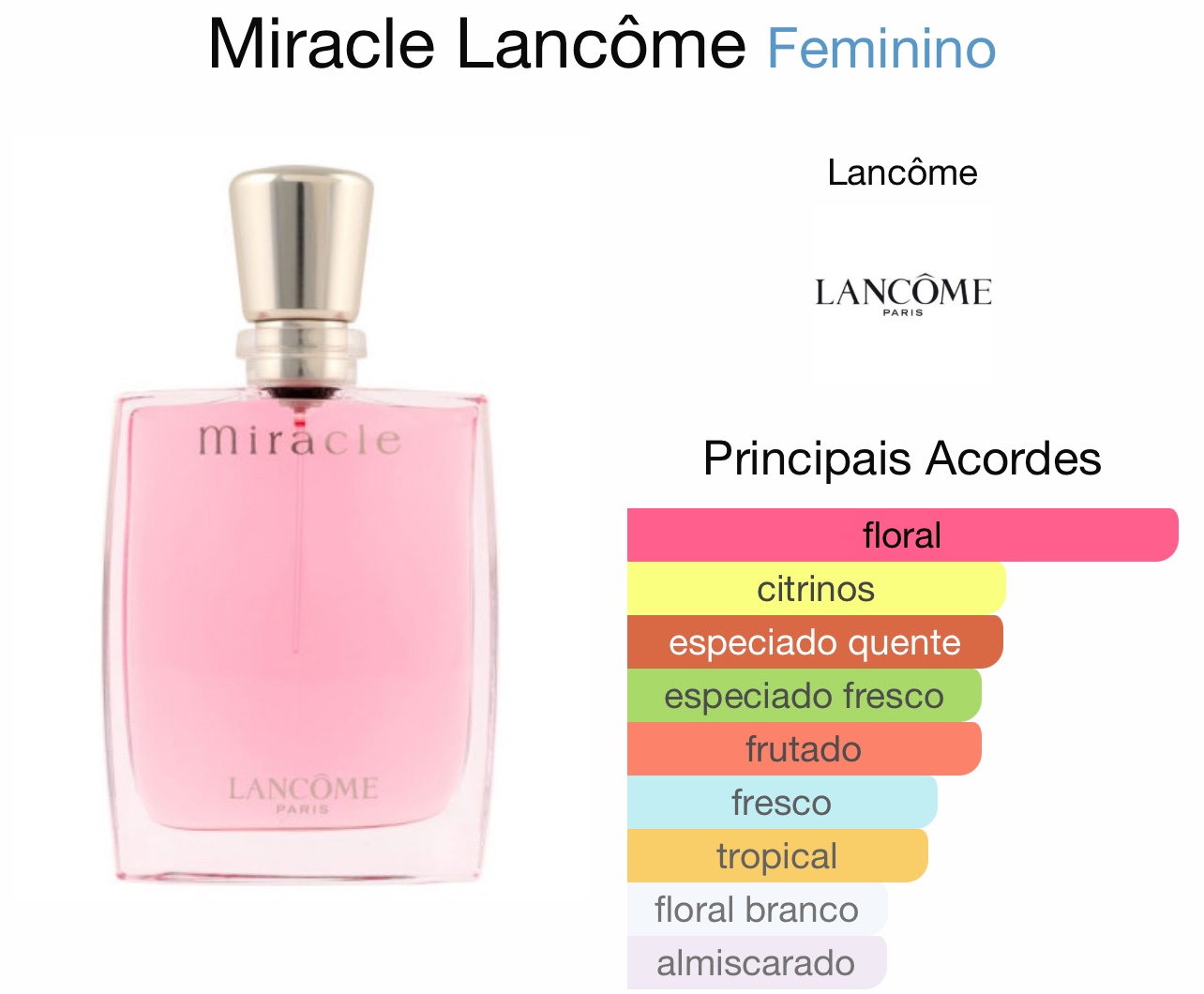 Perfume Brand Collection N 272 – 25ml Ref Olfativa Miracle - Shopping Suno