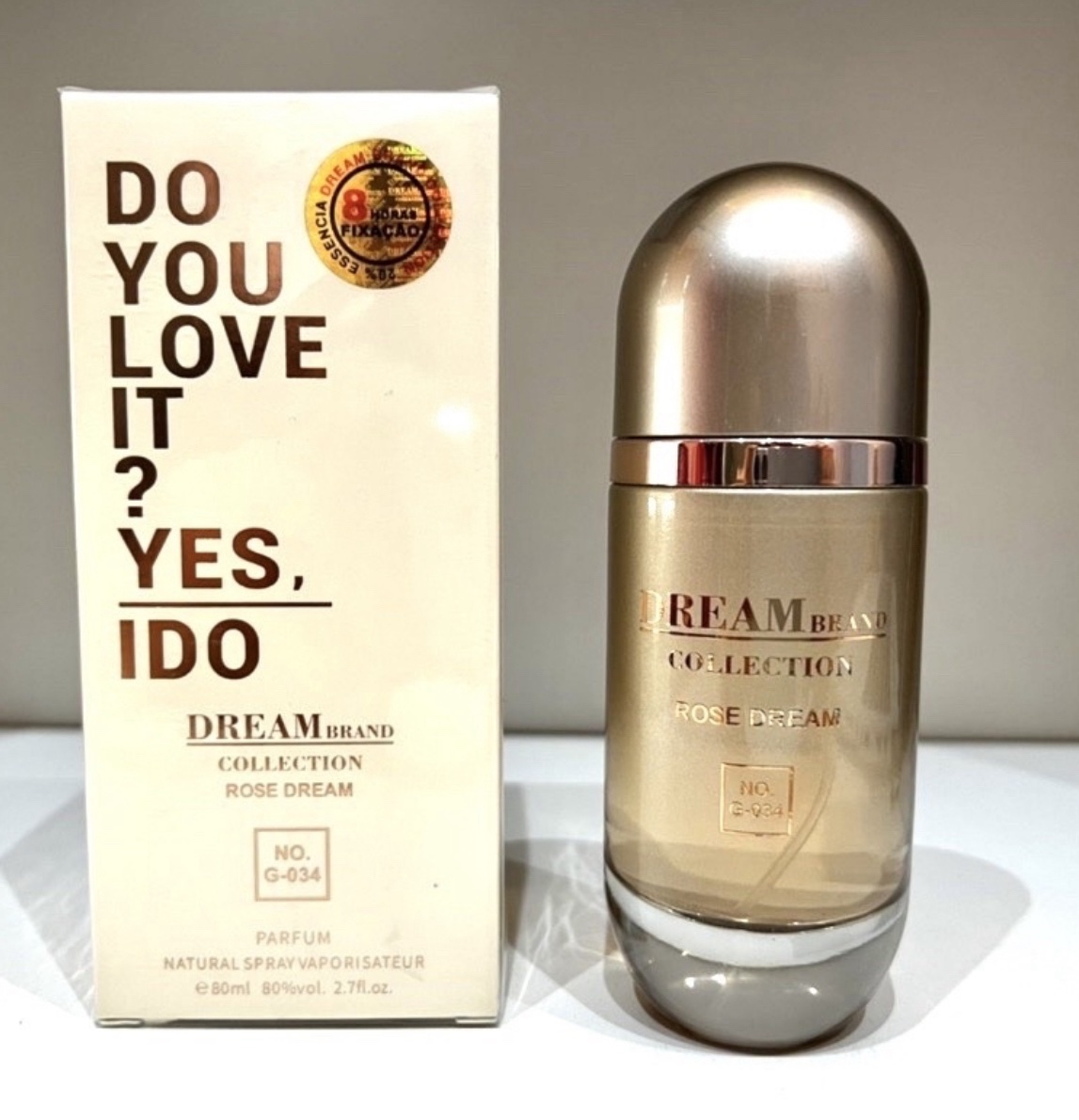 Perfume Dream Brand N 034 VIP Rose 80ml - Shopping Suno
